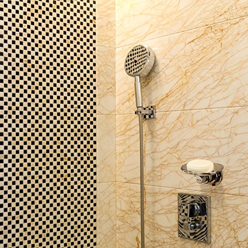 BOPai Elegant Suction Soap Dish for Shower, Powerful Vacuum Suction Cup Soap Holder, Bathroom Kitchen…