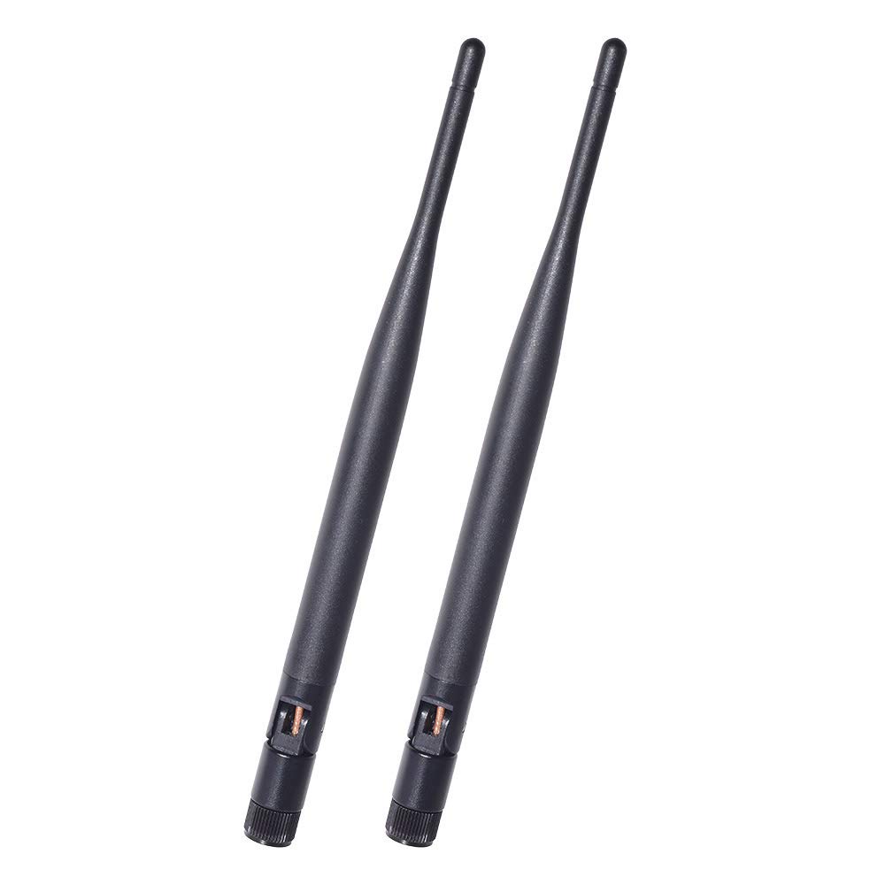 Bingfu 4G LTE Antenna Cellular 6dBi SMA Male Antenna (2-Pack) Compatible with 4G LTE Wireless CPE Router Hotspot Cellular Gateway Industrial IoT Router Trail Camera Game Camera Outdoor Security Camera