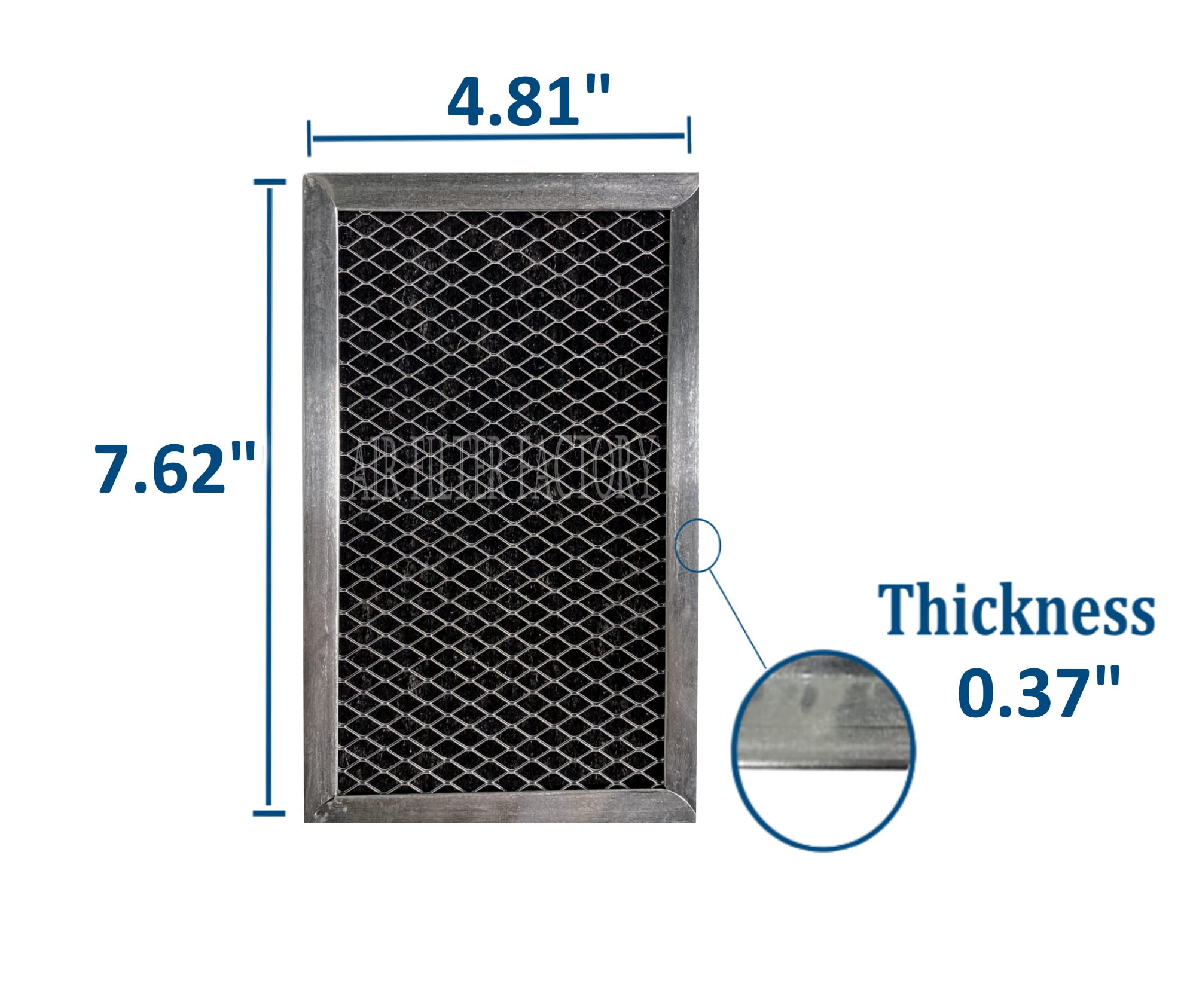 2-Pack Air Filter Factory Replacement For 5230W1A002A Charcoal Carbon Filters
