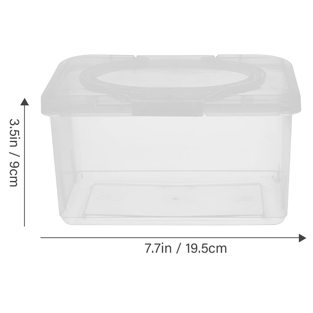 2pcs Box Baby Wipes Dispenser Portable Tissue Container Travel Refillable Wipe Box for Car Picnic Bathroom Living Room Outdoor Use