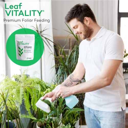 Fitleaf Leaf Vitality All Purpose 20-20-20 (3.52 oz) β Premium Foliar Feed Water Soluble Fertilizer to Spray for All Plants β Promotes Biomass Growth and Vibrant Leaf Color, Complete Plant Nutrition with Amino Acids (3.53 oz)