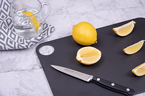 ARCOS Cutting Board 15x11 Inch Resin and Cellulose Fibre 377x277 mm. 963 gr. Chopping Board. Series Tablas. Color Black