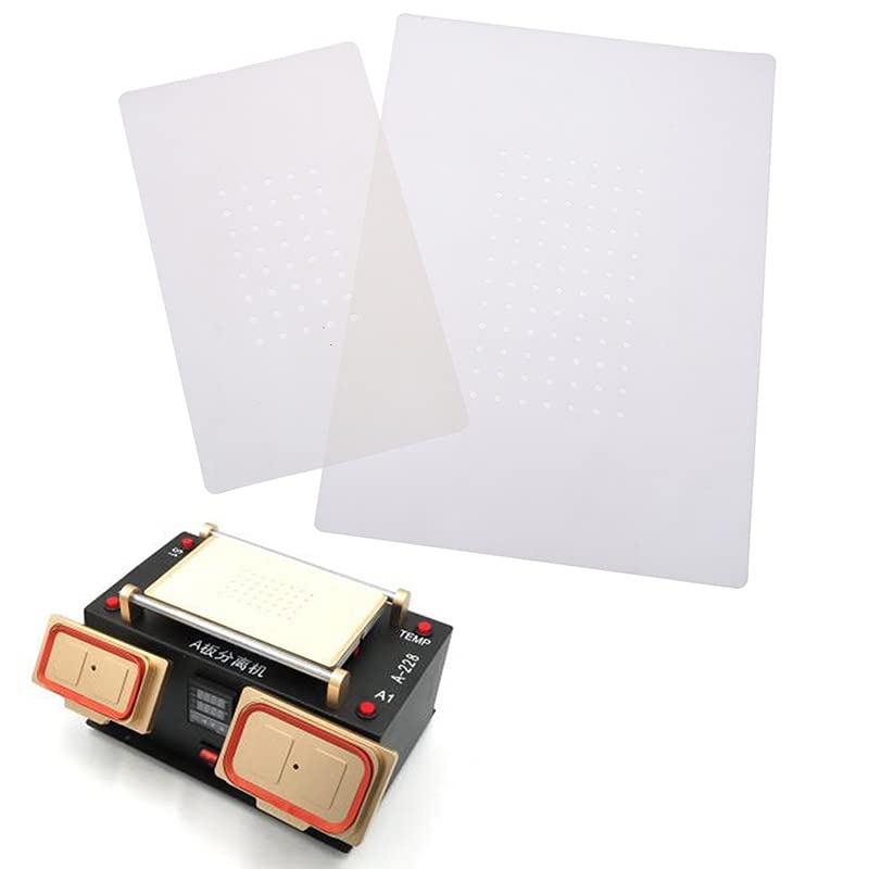 2Pcs Silicon Rubber Pad Non-Slip Mat For Pad Cellphone LCD Screen Vacuum Suction Separator High Temperature Silicone Pad (Color : B)