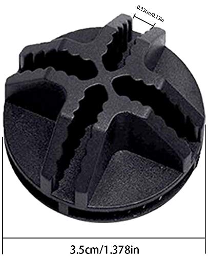 HAPY SHOP 40 Pcs Black Wire Grid Cube Plastic Connectors for Modular Closet Storage Organizer and Wire Grid Cube Storage Shelving