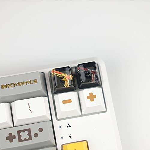 Pearlead Creative Resin R4 Keycap Replacement Gaming Keyboard Keycap for MX Switch Mechanical Keyboards DIY Decoration (Grenade)