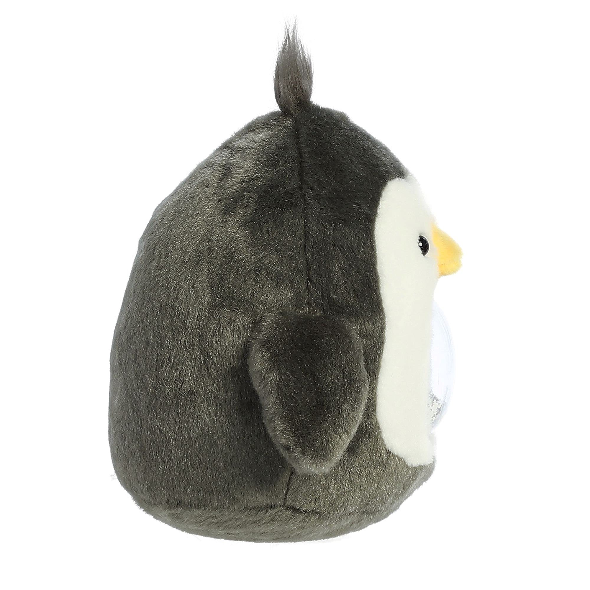 Aurora World Snowglobe Bellies - 5" Snow Much Fun Penguin, Grey