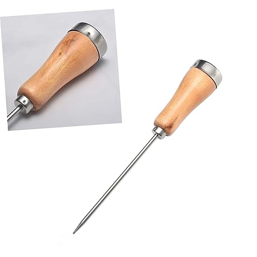 2pcs Remove ice from Refrigerator Round ice Scraper Bartender ice Remover ice Pick Stainless Steel Shovel deicing Scoops defrost Shovel deicer ice ax Tool monodent ice Cubes Bamboo