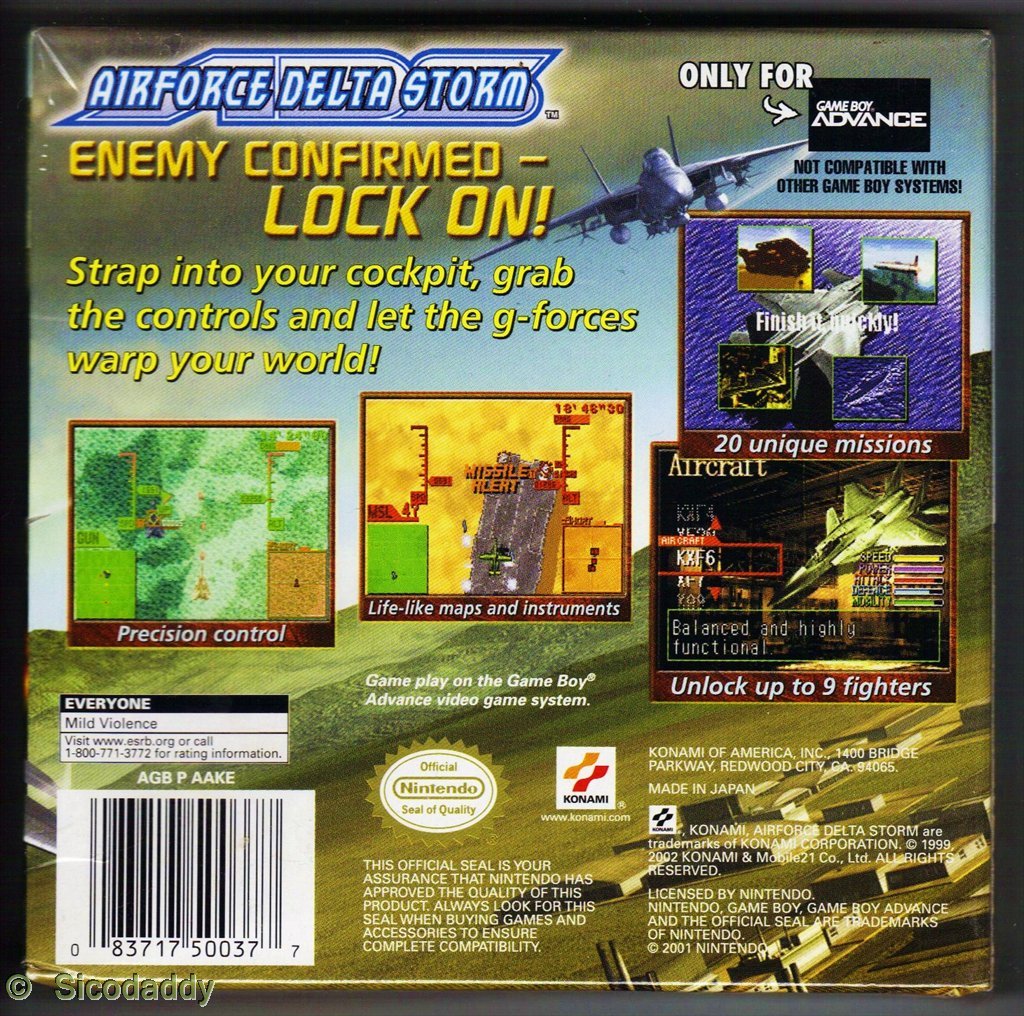 Airforce Delta Storm - Game Boy Advance