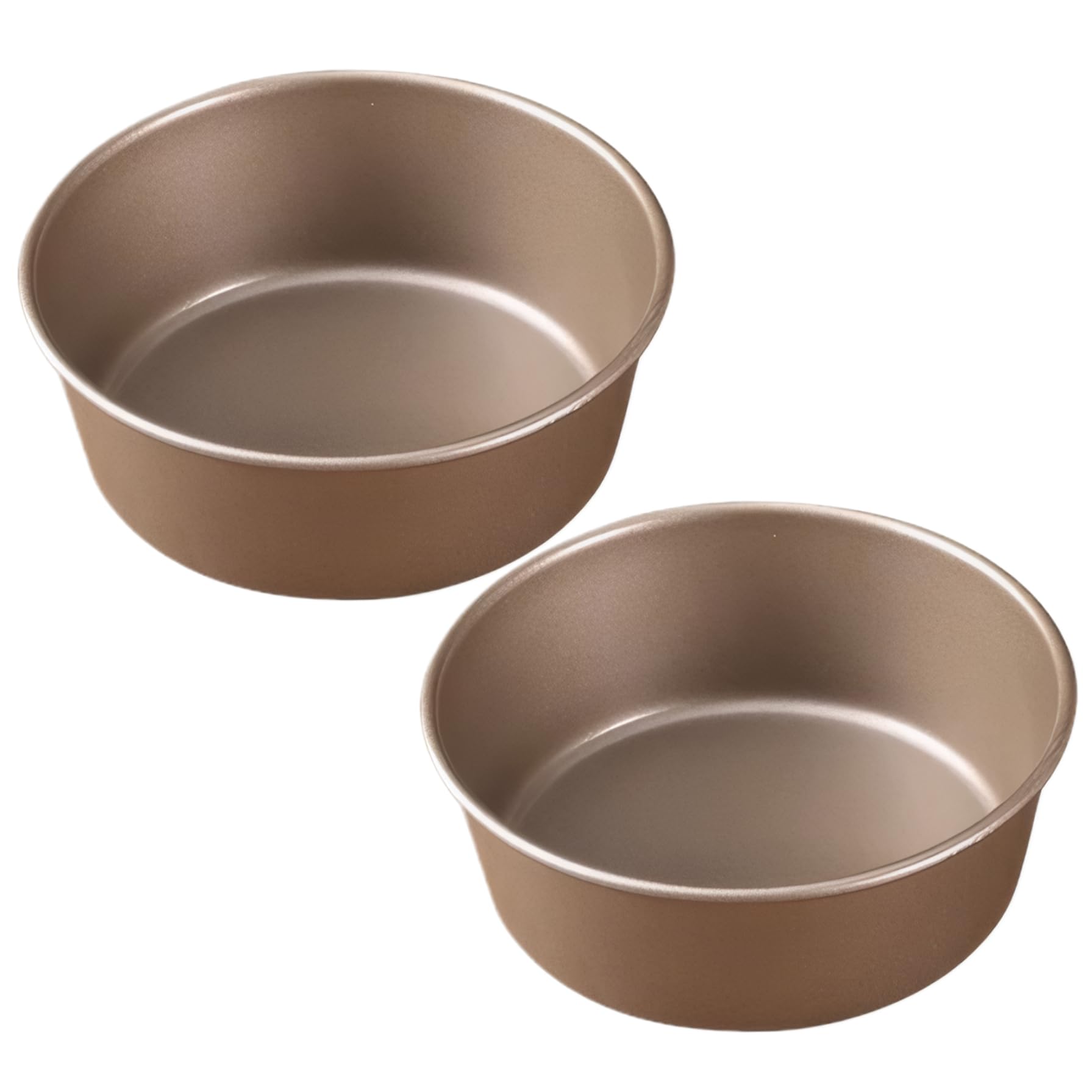 2PCS Ramekins for Air Fryer 4'' Air Fryer Egg Moulds Non Stick Air Fryer Egg Poacher Mini Cake Tin for Baking Muffin, Sandwiches, Breakfast Kitchen Cooking Tool