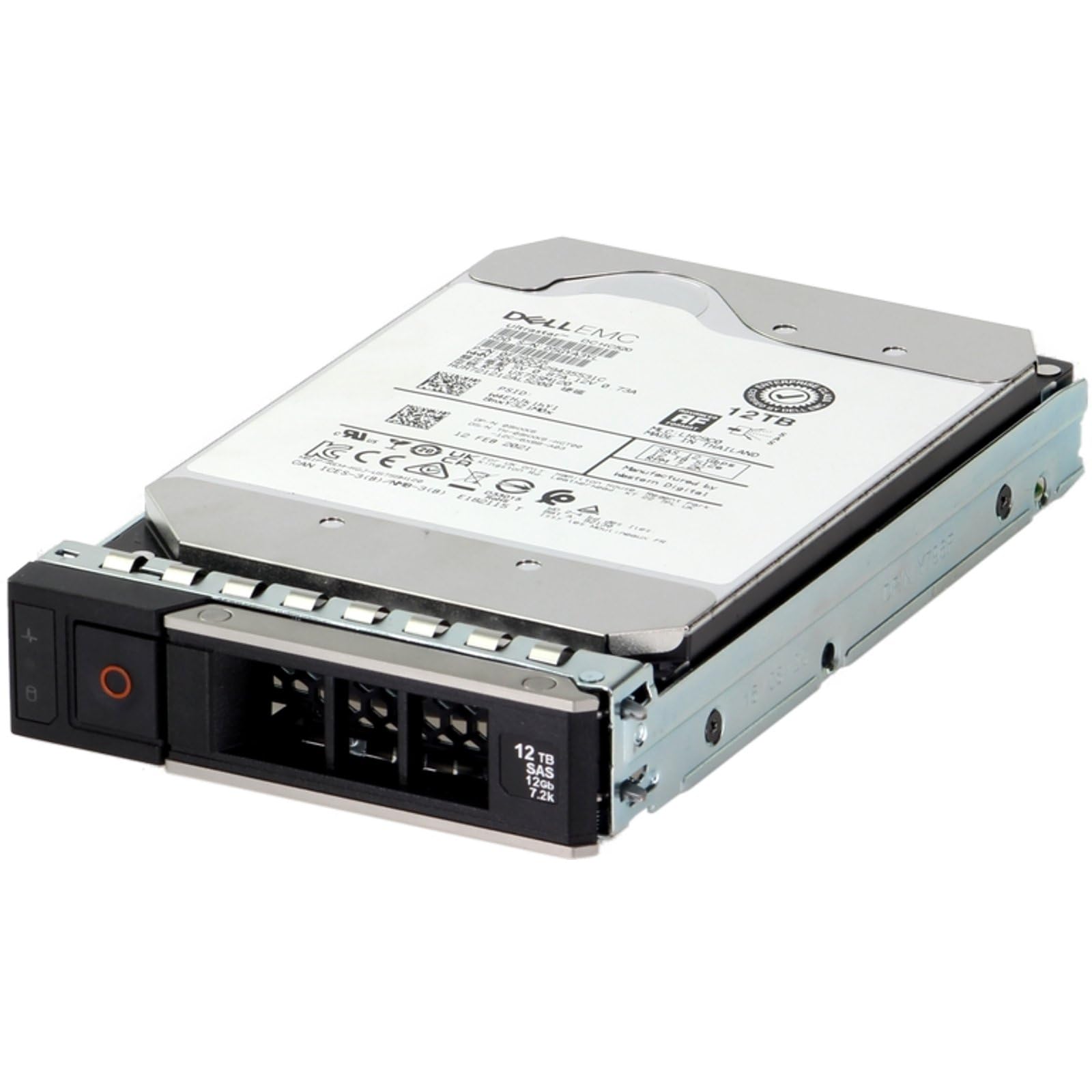 Dell 12TB 7.2K 12Gbps NL SAS 3.5 HDD 512e (9HXK6) (Renewed)
