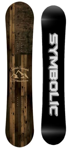 170cm Symbolic Freedom USA 2025 Wide Snowboard Hybrid Rocker Wide