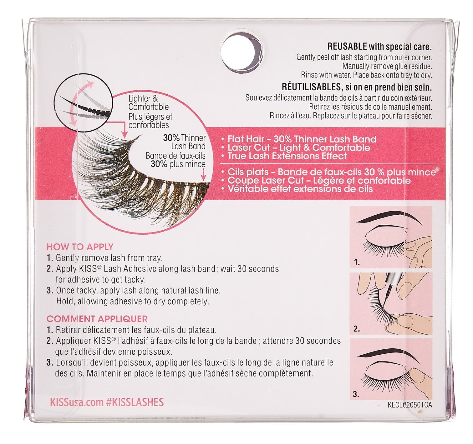 Kiss Lash Couture Luxtensions Royal Silk (Pack of 6)