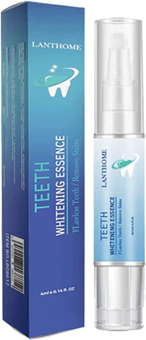 2Pcs LANTHOME Teeth Whitening Essence, Teeth Whitening Essence Pen Lanthome, Teeth Stain Remover to Whiten Teeth, Teeth Whitening Gel, Fast and Effective Removal Tooth Stain Removal