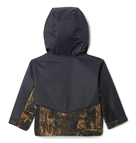 Columbia Baby Steens Mt Overlay Hoodie, Timberwolf Print/Black, 6/12