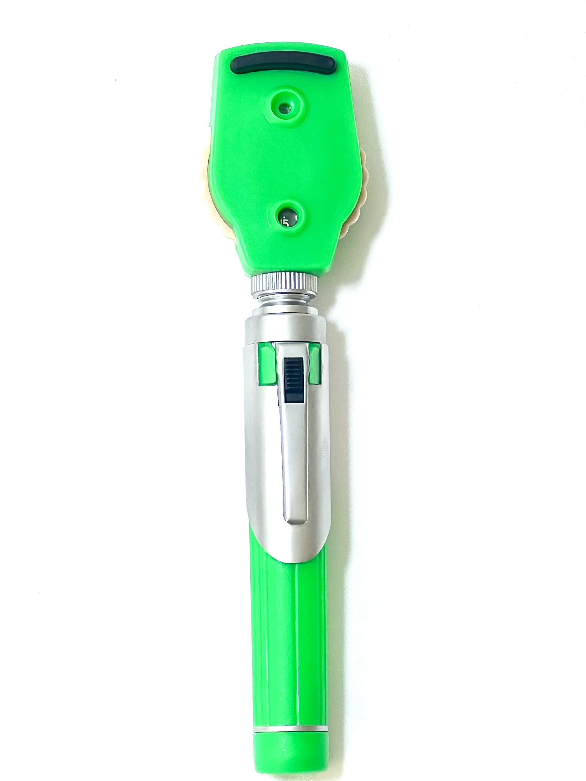 Cynamed Otoscope - Ear Scope with Light, Ear Infection Detector, Both Adult and Pediatric Disposable Specula Tips (Green)