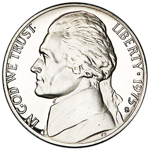 1975 S Proof Jefferson Nickel Choice Uncirculated US Mint