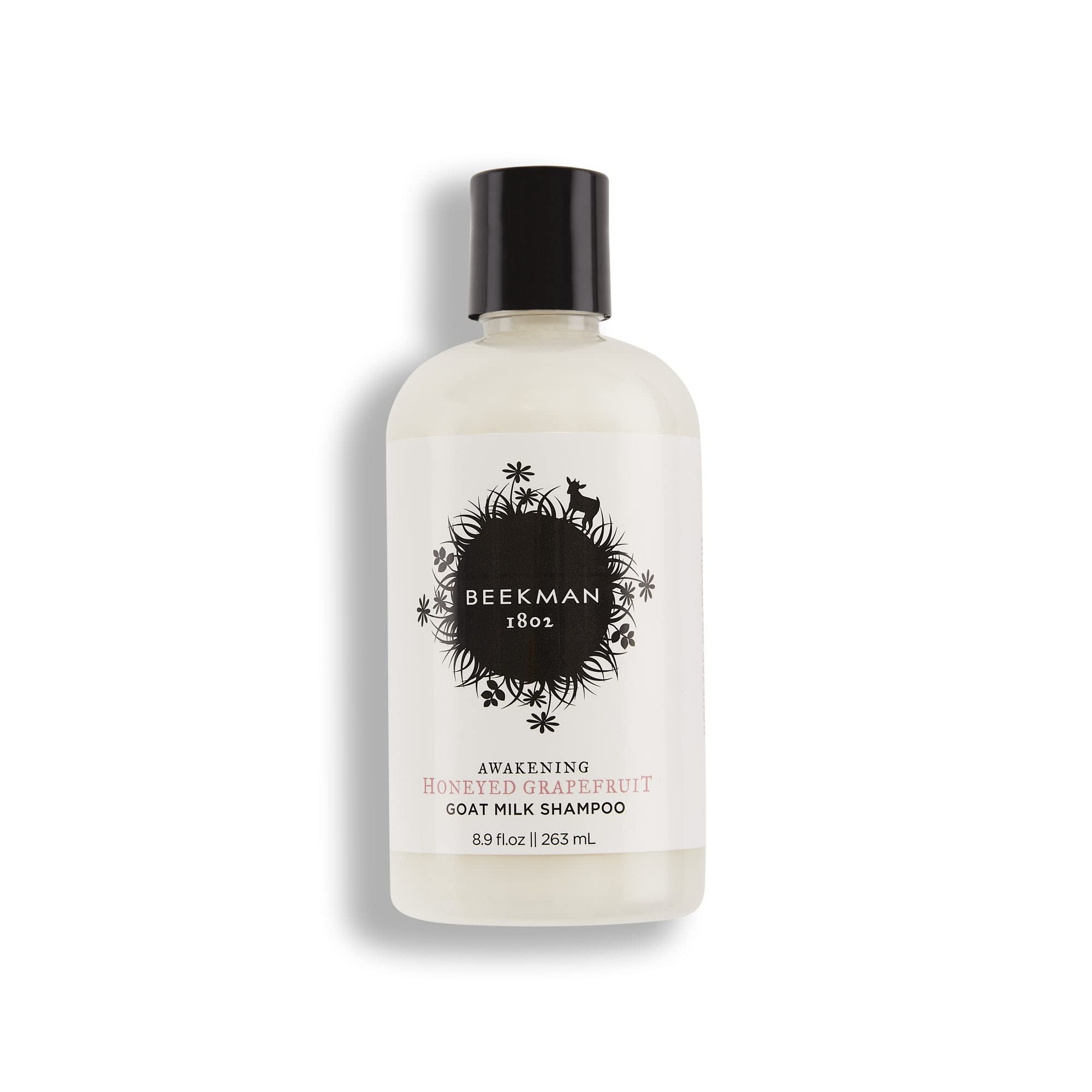 Beekman 1802 Goat Milk Shampoo, Honeyed Grapefruit - 8.9 oz - Cleanses, Nourishes & Revitalizes Dry, Damaged Hair - Color Safe - Cruelty Free