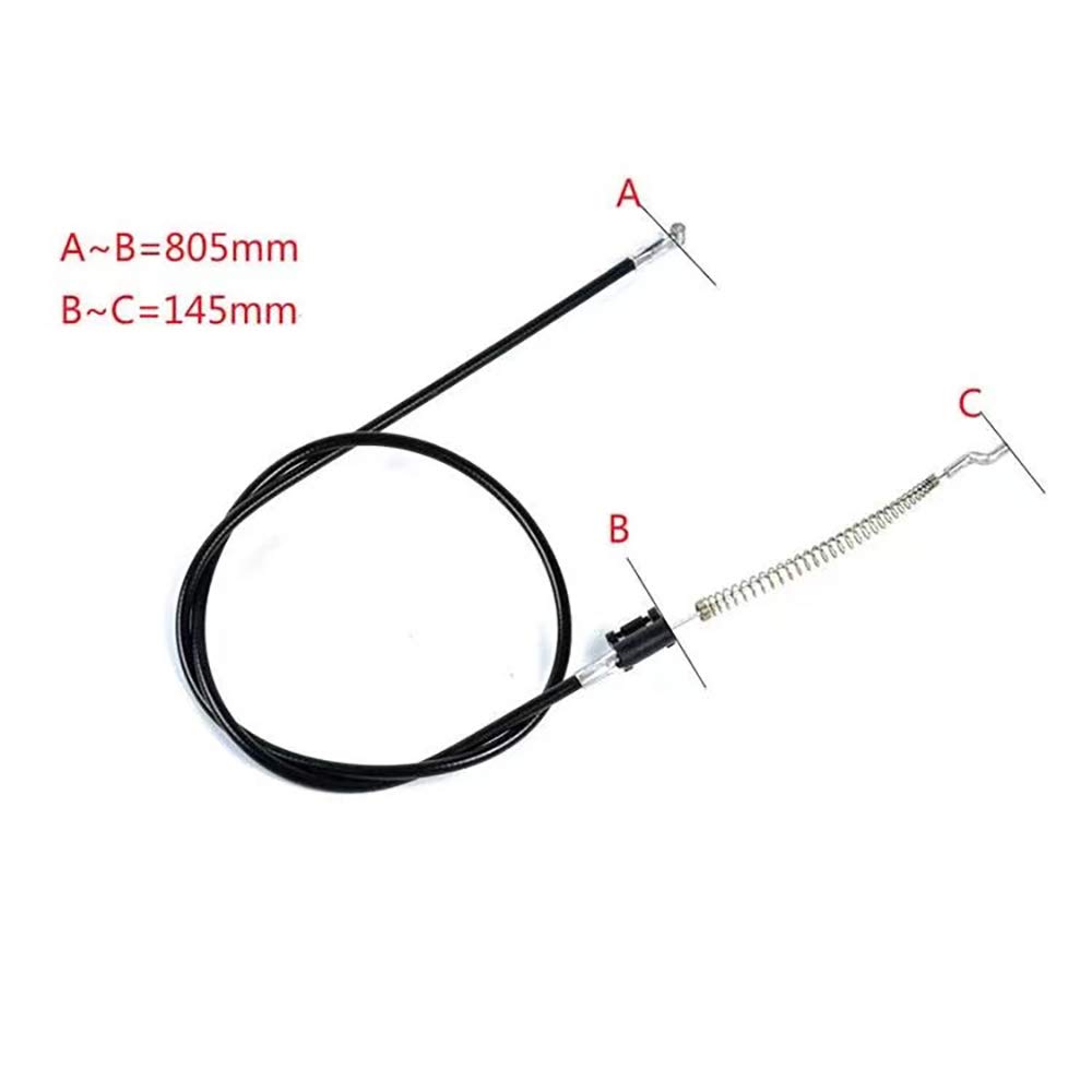2 Pack Universal Metal Sofa Handle Cable Recliner Chair Couch Release Lever Replacement Cable Total Length Approx 34.2" Black