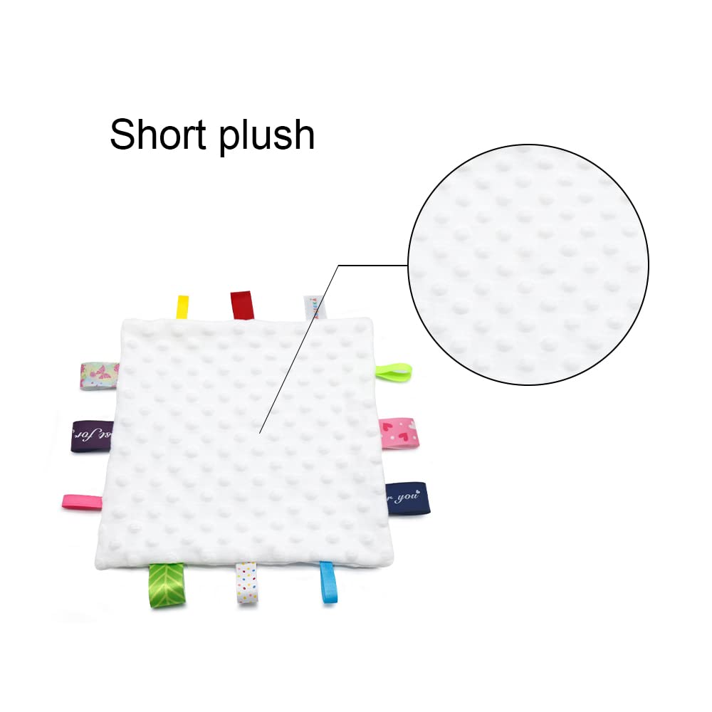 2 Pcs Security Baby Blankets Soft Soothing Towels Comfortable Infant Snuggle Blankets for Children Toddler