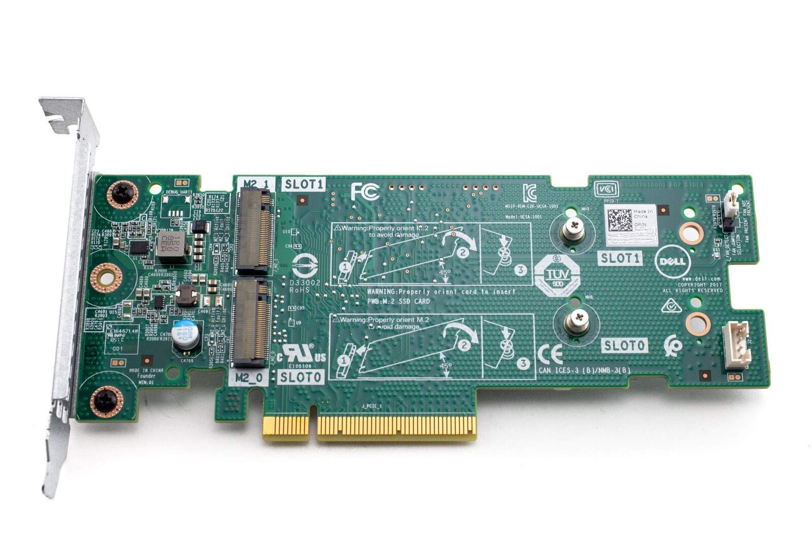 Dell BOSS-S1 Boot Optimized Server Storage Controller Card 2 x M.2 SSD (72WKY)