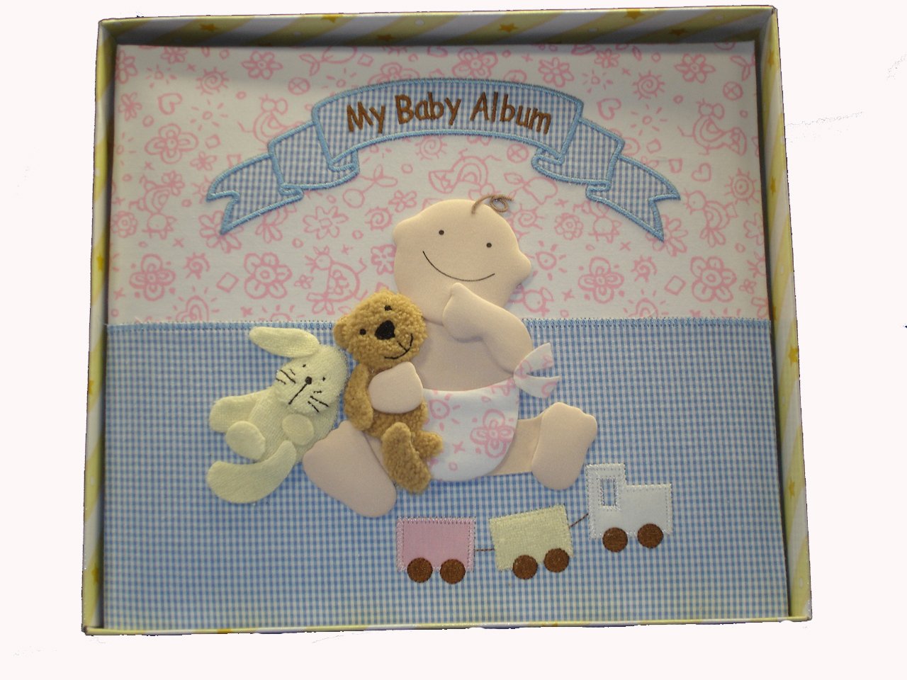Baby Brag Book Photo Album-120 4 X 6 Photos - Keepsake Memory Photo Book for Baby First Year Babybook