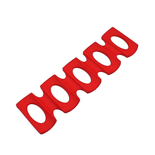 1PCS Wine Bottle Holder,Beer Can Anti-Skid Holder Silicone Stacker Cans Fridge Mat Beverages Rack for Kitchen(Black)