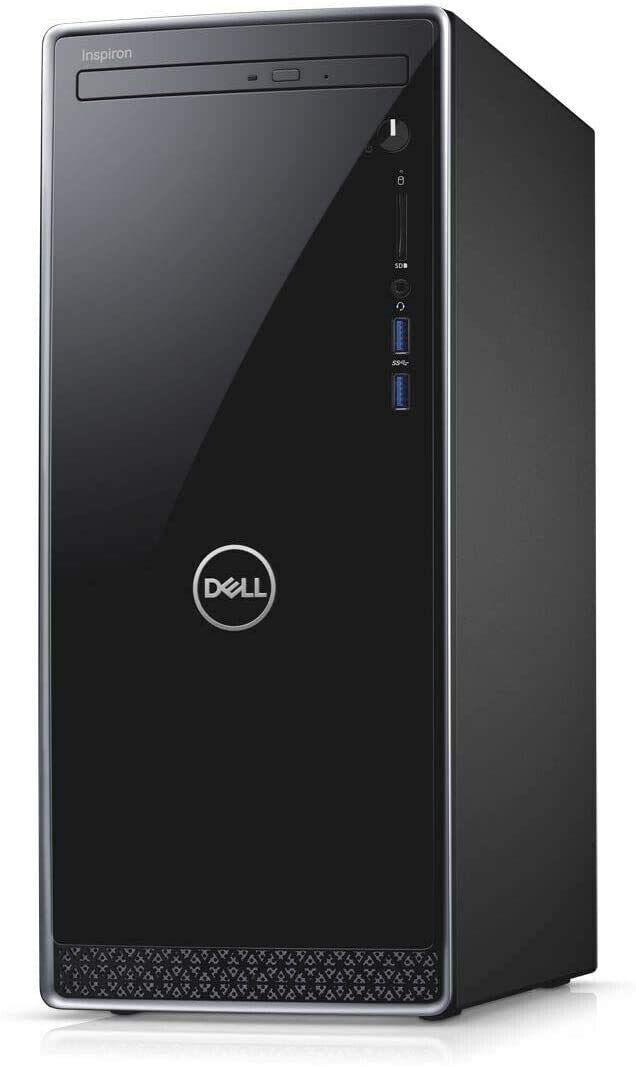 Dell Inspiron 3671 Desktop Computer, Intel Hexa-Core i5-9400 Processor, 12GB DDR4 RAM, 256GB PCIe SSD, WiFi, Bluetooth 4.0, VGA, HDMI, Black, Windows 10