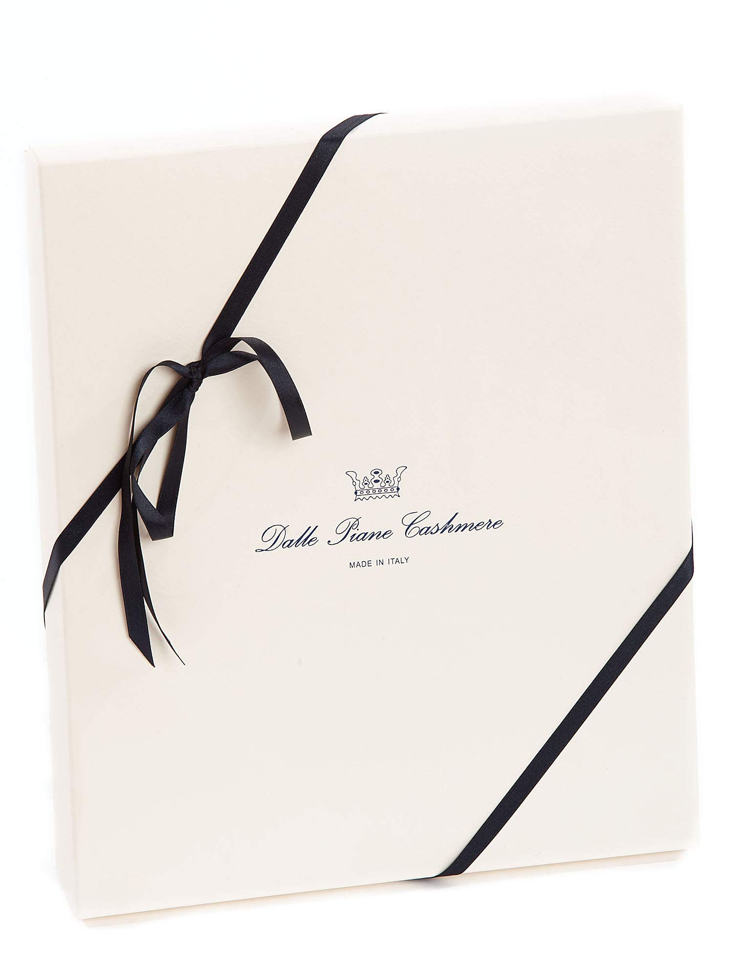 Dalle Piane Cashmere - Two-Colored Baby Cashmere Blanket Made in Italy - Color: Sky