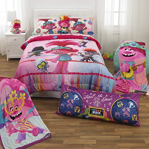 Franco Manufacturing Trolls World Tour 4 Piece Full Size Microfiber Sheet Set