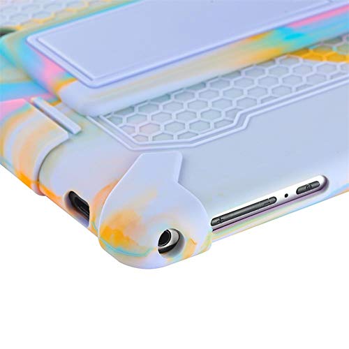 HLWQ Case for MEBERRY M7 Tablet 10 Inch/AOYODKG A22 10/Pavoma 10 G3/Llltrade 10, Anti-Slip Soft Silicone Case with Stand (Purple Rose)