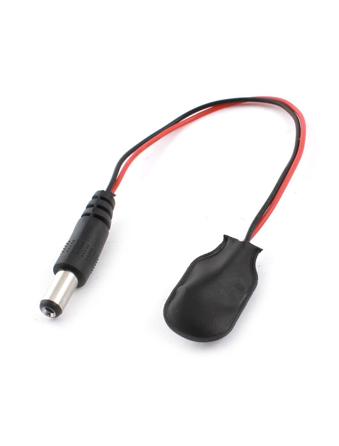 AKOAK 10 Pcs I Type 2.1 x 5.5 mm Male DC Power Plug For 9V Battery Button Connector Battery Holder