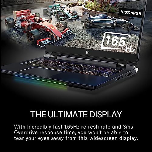 Acer Predator Helios 300 Gaming Laptop, 15.6 inch FHD IPS 165Hz Display, 14 Core Intel Core i7-12700H, NVIDIA GeForce RTX 3060, 64GB DDR5 RAM, 2TB SSD, Windows 11 Home