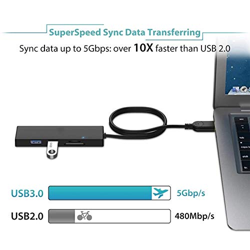 SHYPT USB Hub 3.0 Adapter Card Reader USB Splitter for Laptops USB 3.0 Hub for PC Computer Accessories