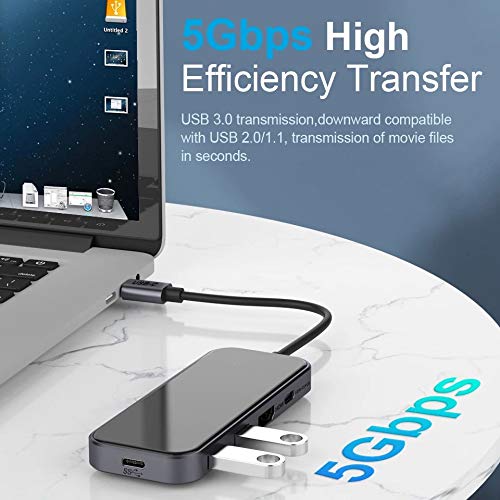 SHYPT USB C para Multi Hub USB 3,1 De Tipo C 3,0 Hub Adaptador para Carga Del Divisor