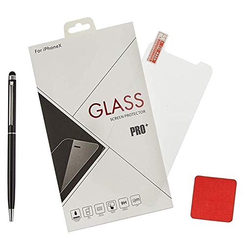 Glow Co, Ltd. 406-1-04 iPhone 11 Notebook Type Case with Strap, Navy, Tempered Glass & Stylus Pen