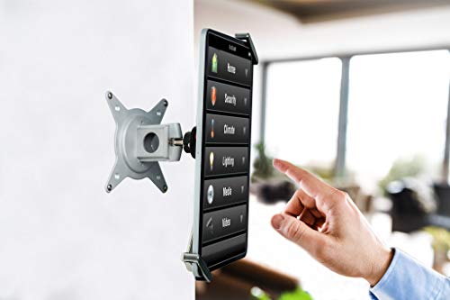 CTA Digital Adjustable Arm Grip Rotation Wall Mount for 8-12.75 Inch Tablets