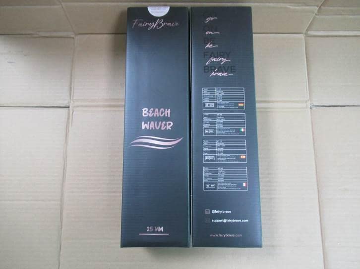 3 Barrel Curling Iron Wand - Triple Hair Waver & Crimper for Beach Waves Set, Ceramic Tourmaline with Adjustable Temperature - Hair Waver, Black