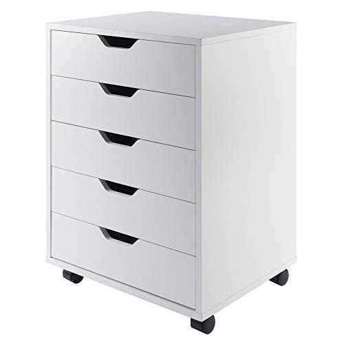 Winsome Halifax Storage/Organization, 5 Drawer, White & Halifax Storage/Organization, 7 Drawer, White