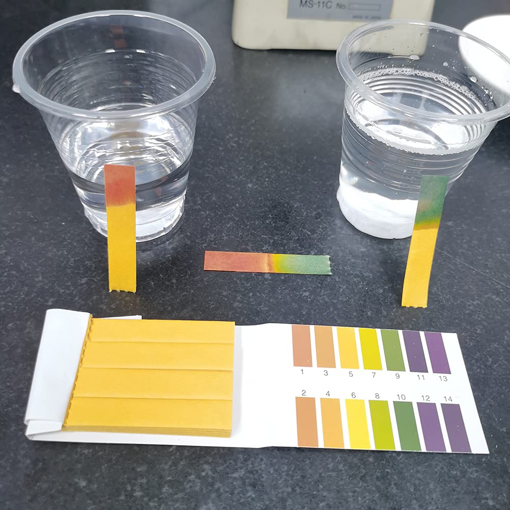 Jimitop pH Test Strips,10 Packs of 800 Strips pH 1-14 Test Paper,for Urine,Saliva,Drinking Water,Pool,Spa,Soap,Fish Tank and Liquids