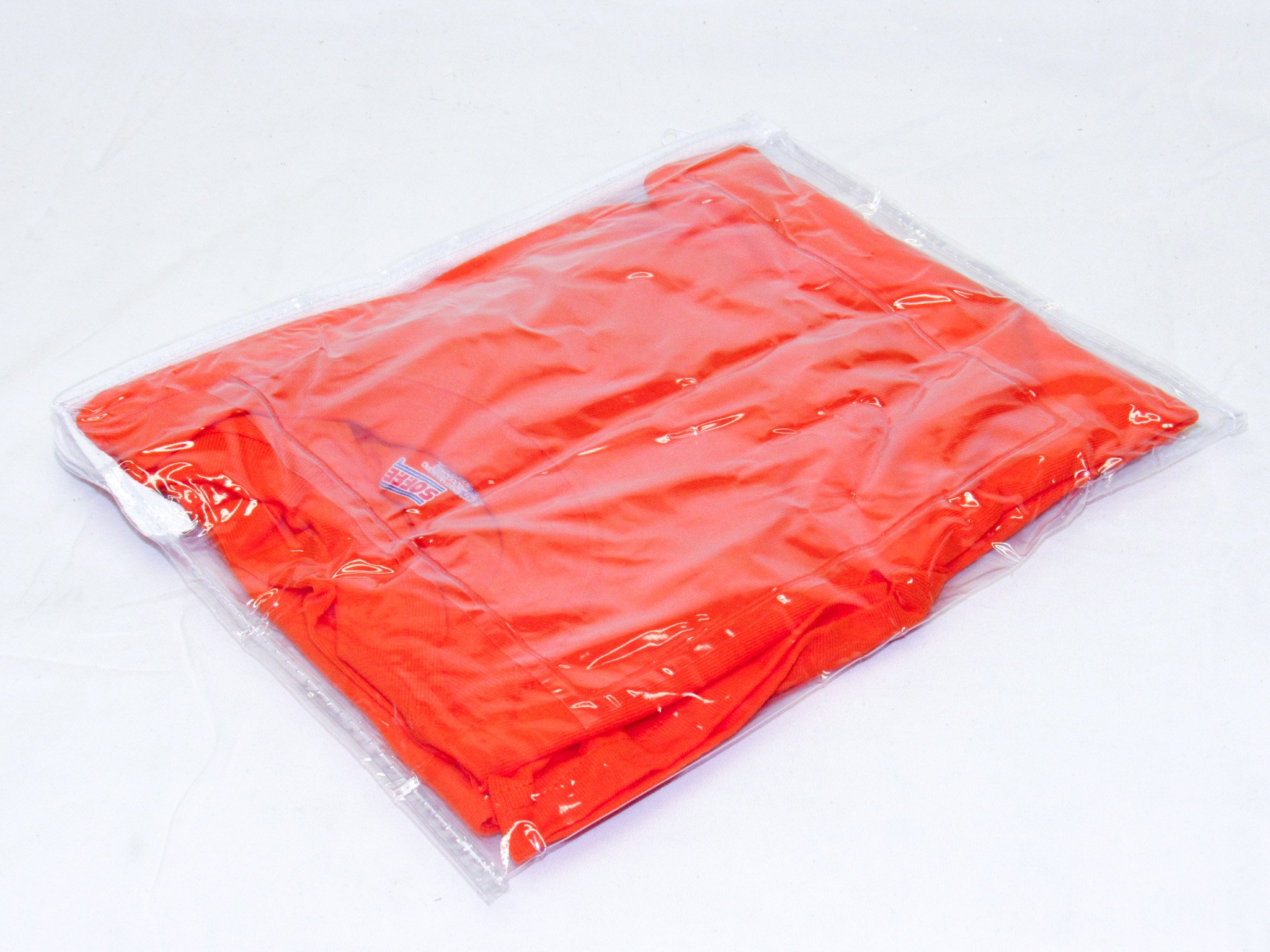 5-Pack Heavy Duty Thin Vinyl Zippered (Clear) Storage Bags (11" x 9") for Dresses, Shirts, Pants, Sheets, Fabrics (0.4 Gallon)