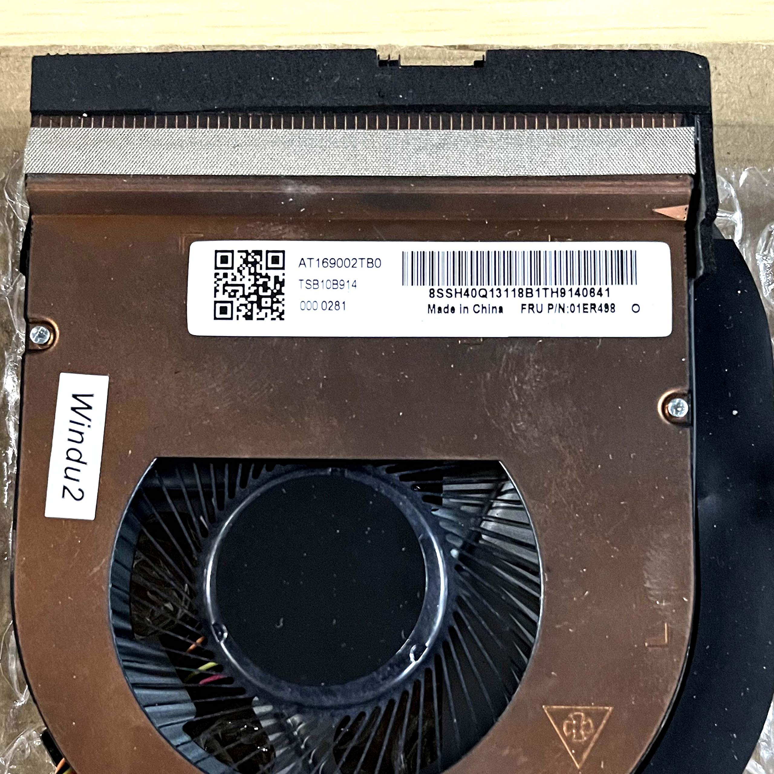 New CPU Cooling Fan with Heatsink Integrated Graphics Replacement for ThinkPad T470 T480 Integrated Graphics P/N:01AX926 01AX928 01ER499 01ER498 01ER497;Only Fit for Integrated Graphics Series
