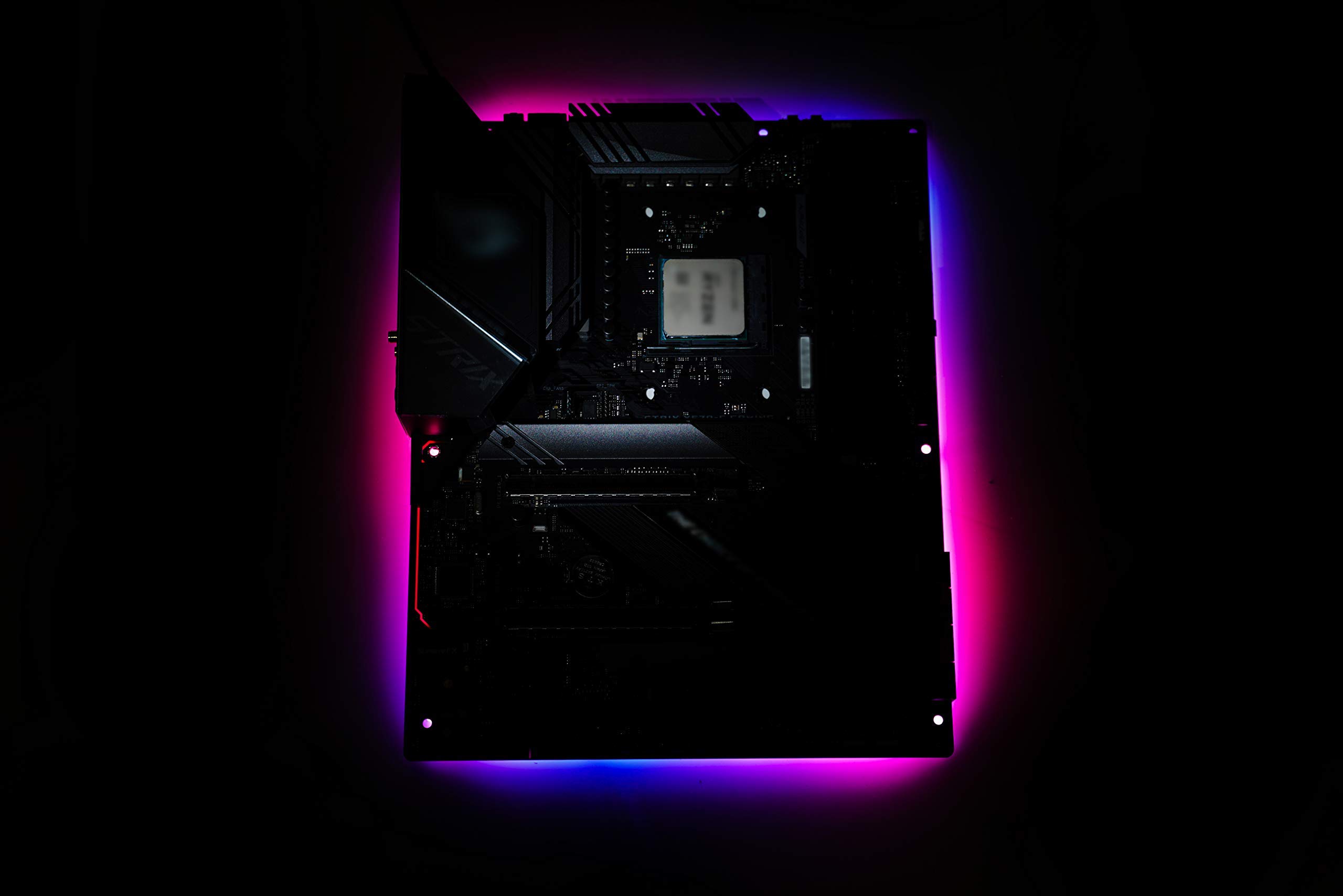 Formulamod ATX Motherboard RGB Backplate Light-Emitting Back-Plane 5V 3 Pin ARGB Desktop Decor Lamp Strip Back Light Pad