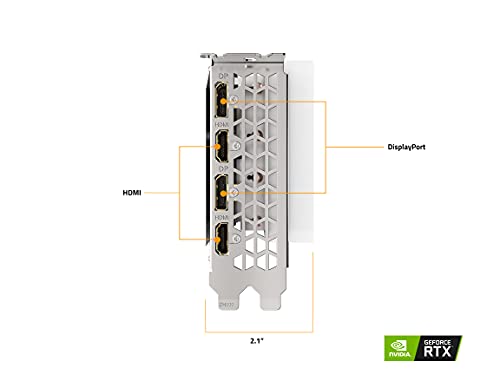 GIGABYTE GeForce RTX 3070 Ti Vision OC 8G Graphics Card, WINDFORCE 3X Cooling System, 8GB 256-bit GDDR6X, GV-N307TVISION OC-8GD Video Card