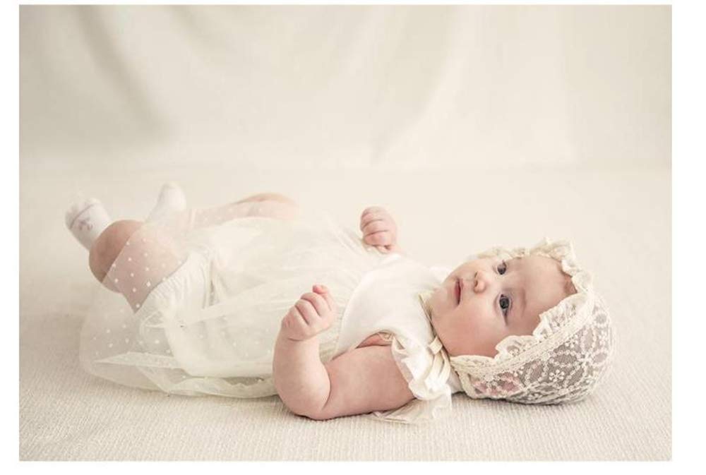 Baby Girl Toddlers Breathable Lacy Bonnet Eyelet Cotton Adjustable Sun Protection Hat