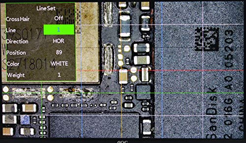 HAYEAR 34MP 1080P 60FPS 2K Full HD HDMI USB C-Mount Electronic Industry Microscope Camera Kit Digital Magnifier for PCB Repair + 100X C-Mount Lens+8" HD LCD Monitor + 40 LED Illumination Lamp
