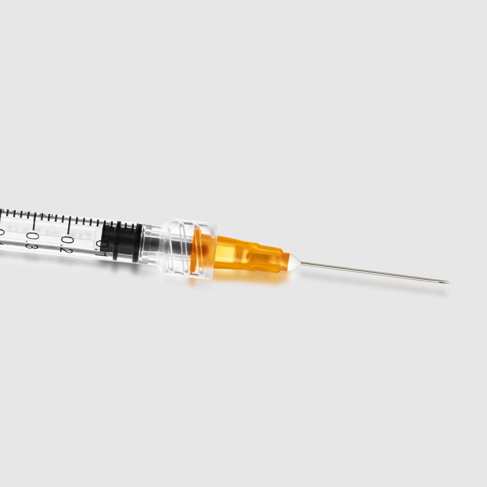 1ml/cc Disposable Syringe with 25 Gauge 1 Inch,Individual Package,Pack of 20