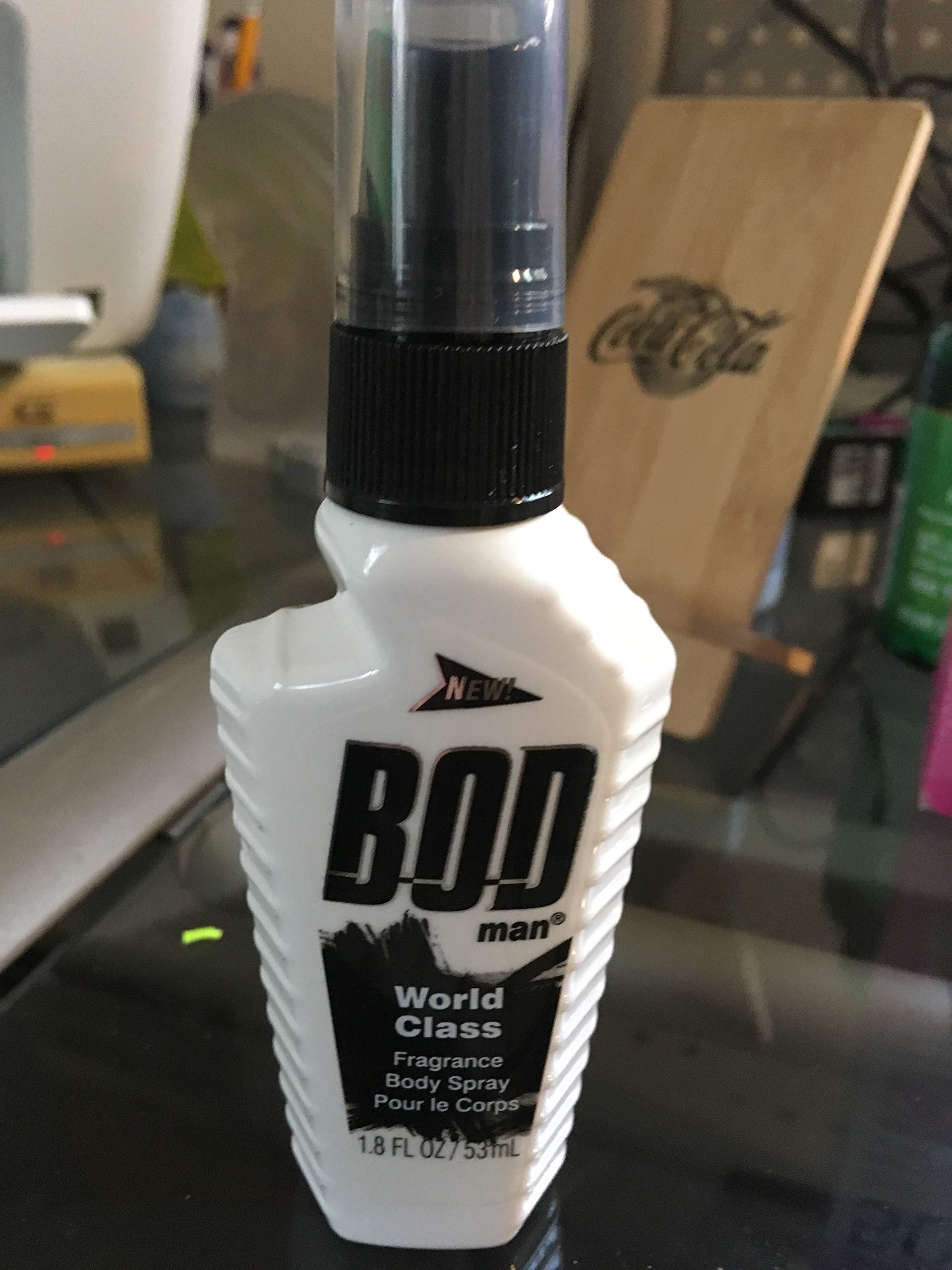 Bod Man WORLD CLASS By Parfums De Coeur Fragrance Body Spray 1.8 Oz For Men