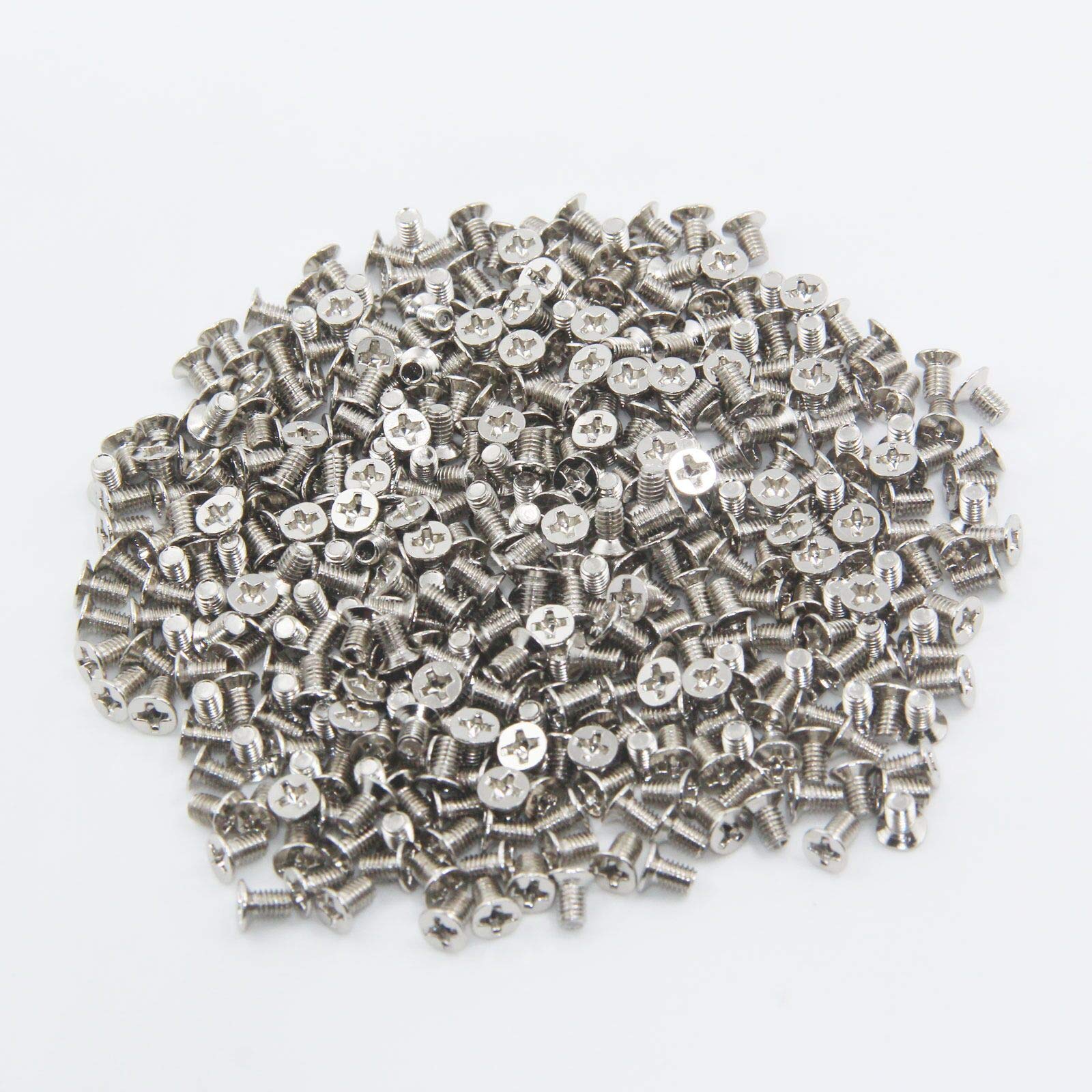 Bfenown Computer PC Case 2.5-inch HDD M3x5mm Flat Phillips Head Hard Drive Screw 100pcs