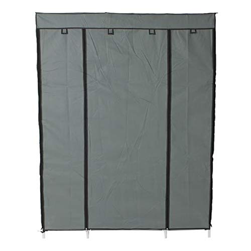 AUTOKOLA Home 5-Layer 12-Compartment Non-Woven Fabric Wardrobe Portable Closet Gray (133x46x170cm) 3-7 Days Delivery