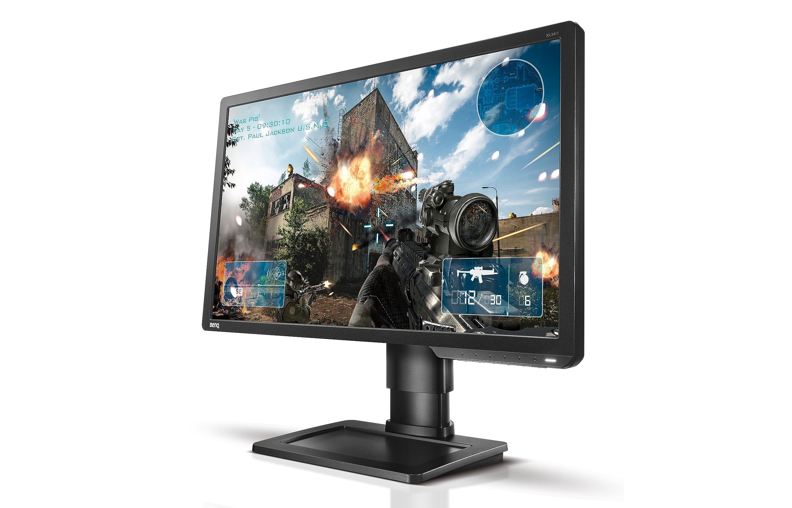 BenQ ZOWIE XL2411P 24 Inch 144Hz Gaming Monitor, 1080P 1ms, Black eQualizer and Color Vibrance for Competitive Edge